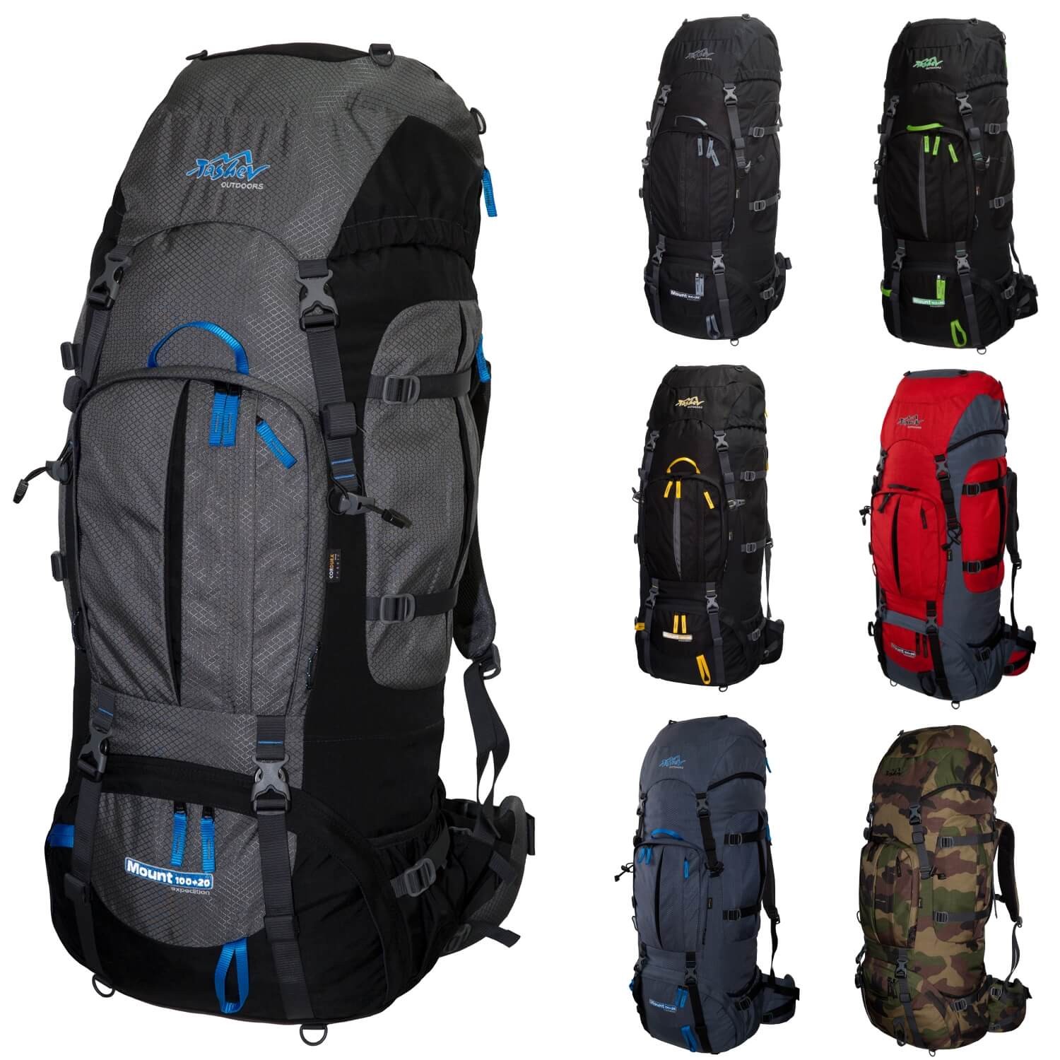 暖色系 Tashev Outdoors Mount S+ Trekking Rucksack, Travelling Hiking ...
